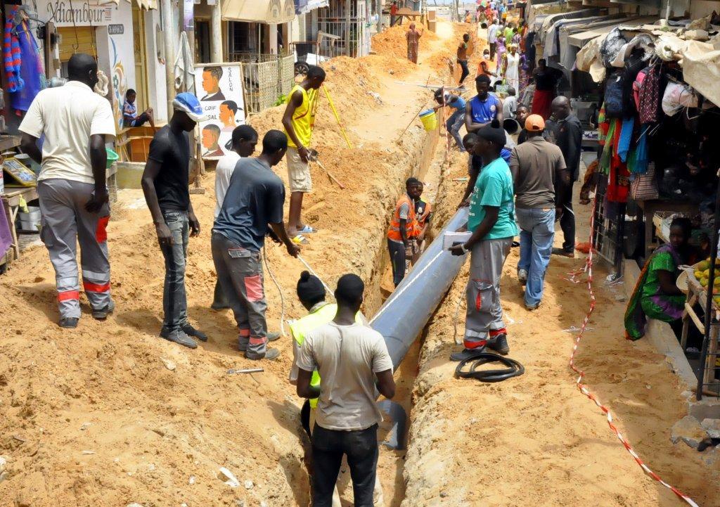 Infrastructure axis: Pipes for water evacuation and sewerage | Live ...